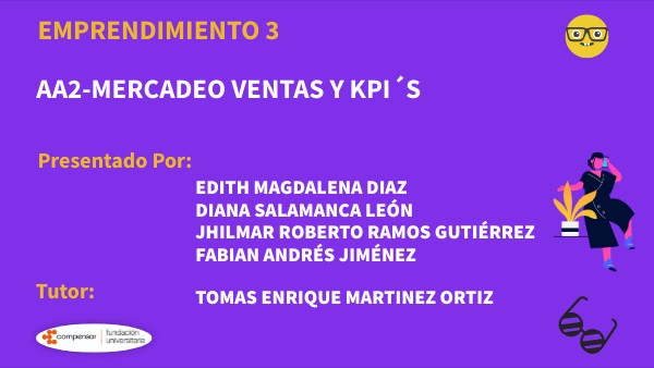 AA2, Mercadeo ventas y Kpi´s