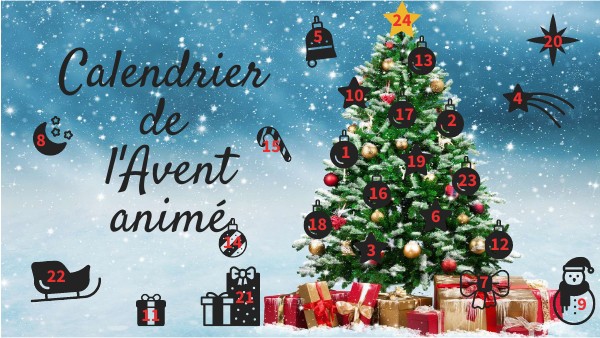 Calendrier de l'Avent animé
