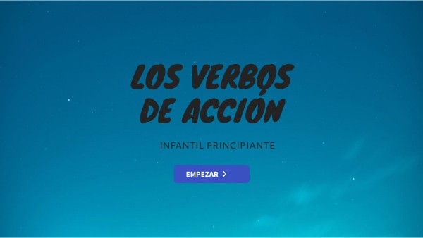 Los verbos de acción | Genially