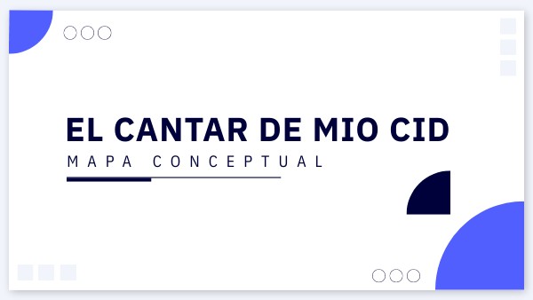 EL CANTAR DE MIO CID | Genially