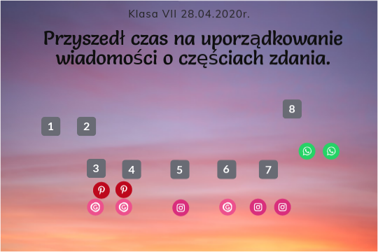 Części zdania | Genially