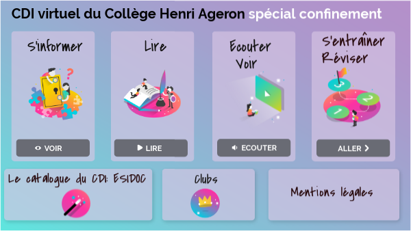 CDI virtuel du collège Henri Ageron (07)