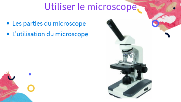 J'apprends à utiliser un microscope | Genially