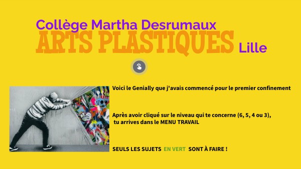 Desrumaux Arts plastiques | Genially