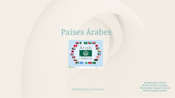 Presentación PAISES ÁRABES | Genially