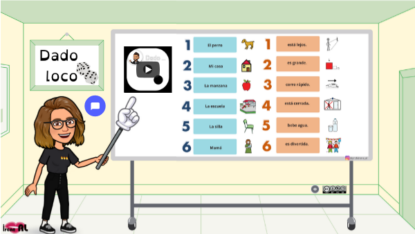 Dado loco Irene AL | Genially