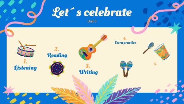 5ºC UNIT 3 LET´S CELEBRATE | Genially