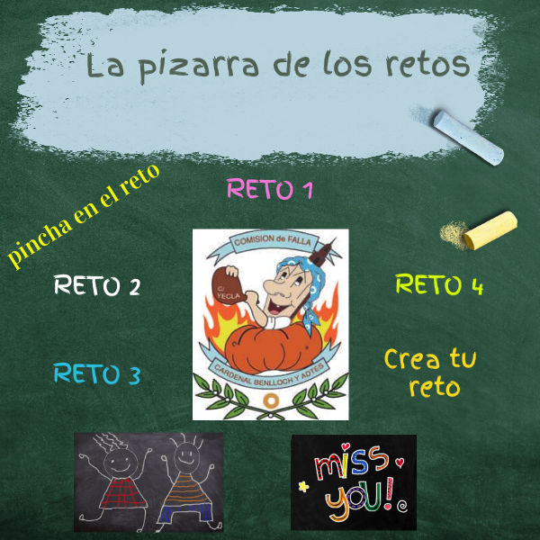 Pizarra retos | Genially