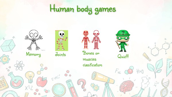 Human body games | Genially