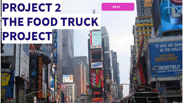 the food truck project | Genially