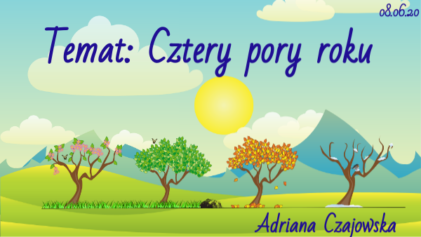 pory roku | Genially