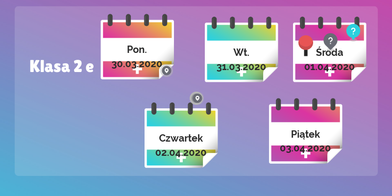 Kształcenie na odległość klasa 2e 30.03 - 03.04.2020 | Genially