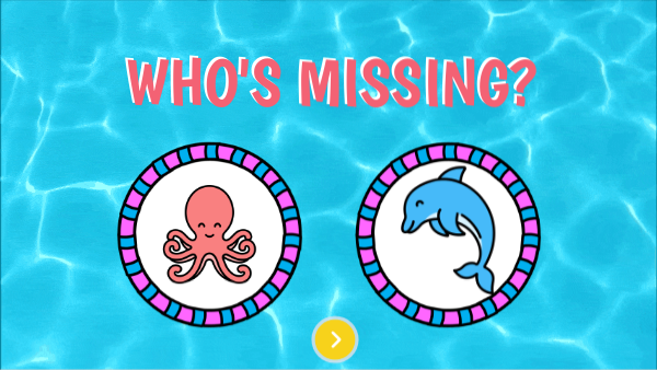 WHO'S MISSING animals 3