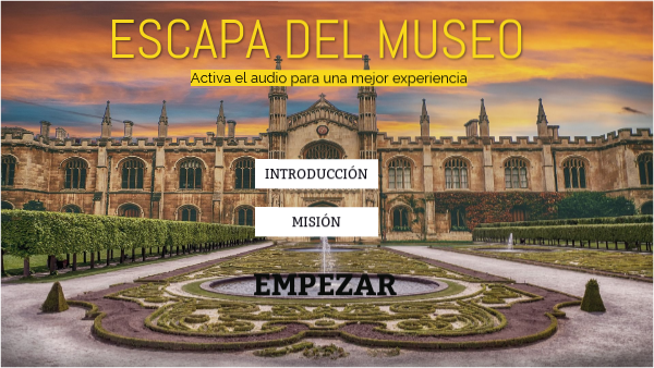 Escape room museo individualizado