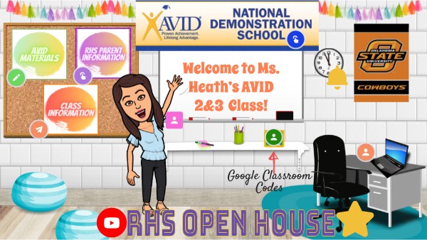 Ms. Heath's AVID Classroom | Genially