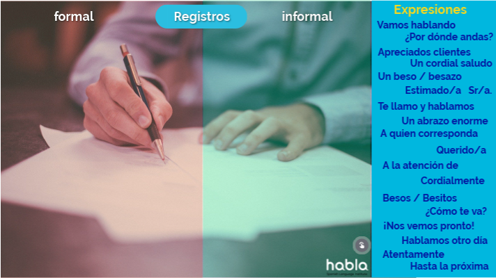Registros formal e informal | Genially
