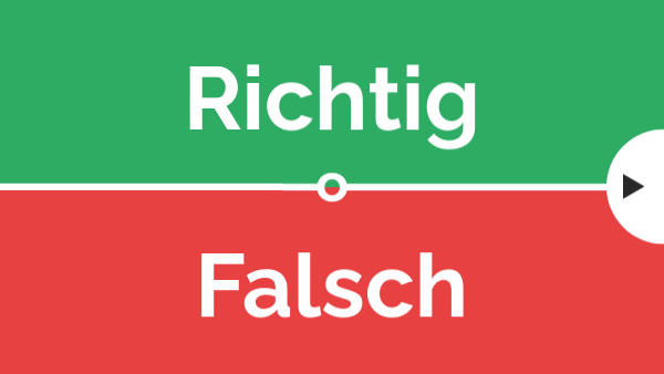 Richtig falsch Instrumente | Genially