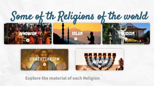 Some of th Religions of the world | Genially