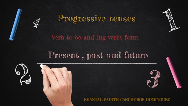Present , past and future progressive form