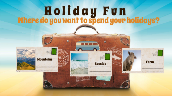 Holiday Fun -class 1 &2, lesson 2, 22.06-25.06 | Genially