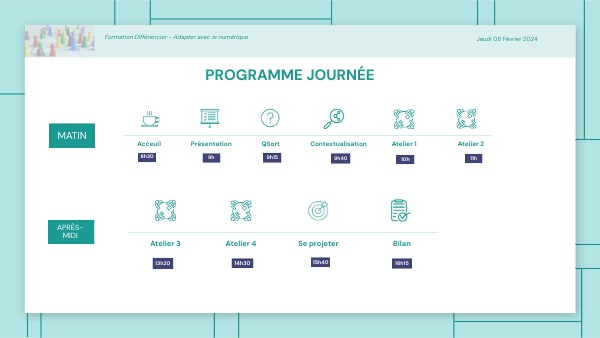 programme journnée | Genially