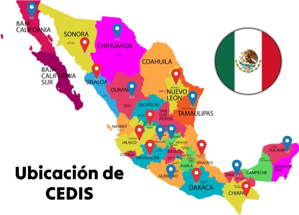 Ubicación de CEDIS | Genially