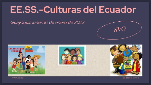 10/01/22 8vo. Culturas del Ecuador | Genially