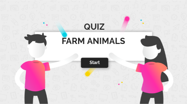QUIZ- FARM ANIMALS | Genially