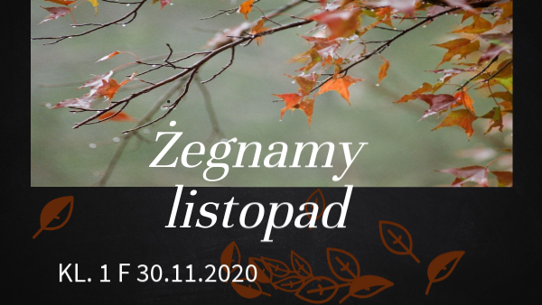 LISTOPAD | Genially