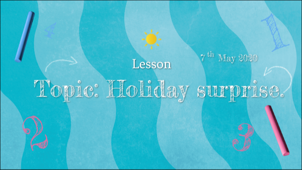 2ab Bugs Team 2 Unit 6 Holiday lesson 1 | Genially