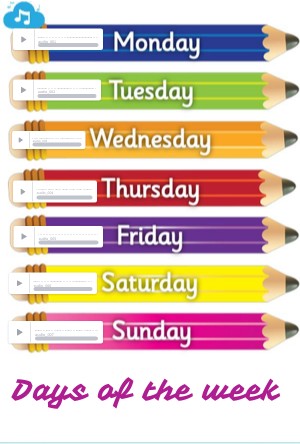 Days of the week | Genially