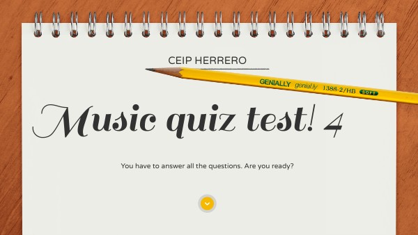 MUSIC QUIZ 4 | Genially