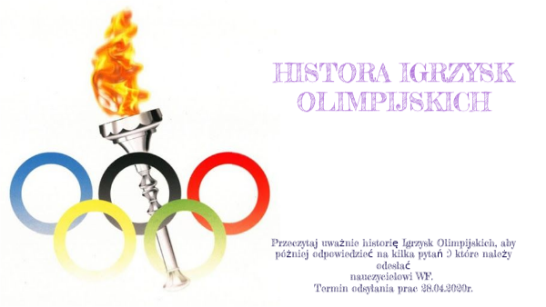 historia igrzysk | Genially