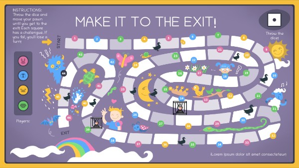MAKE IT TO THE EXIT! | Genially