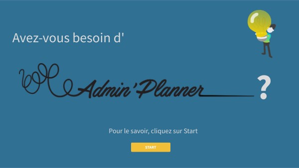 Avez vous besoin d'Admin Planner