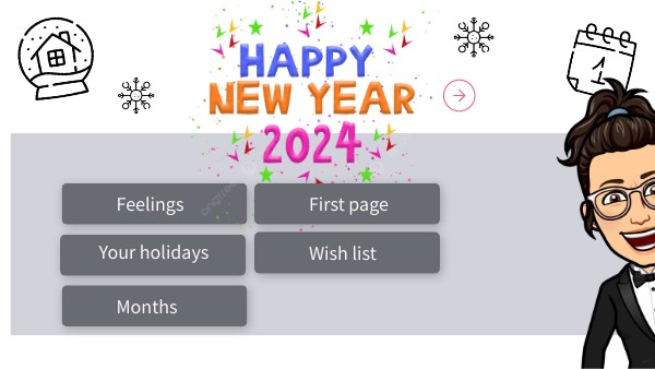 Happy new year first cycle | Genially