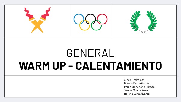 CALENTAMIENTO/WARM UP