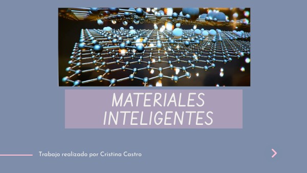 Materiales inteligentes