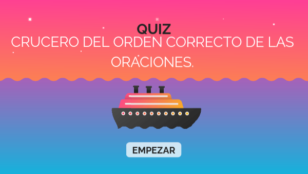 Orden lógico de oraciones | Genially