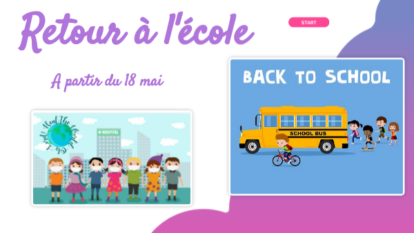 La reprise après le confinement | Genially