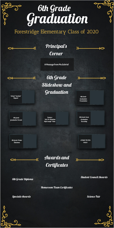 2019-2020 6th Grade Graduation | Genially