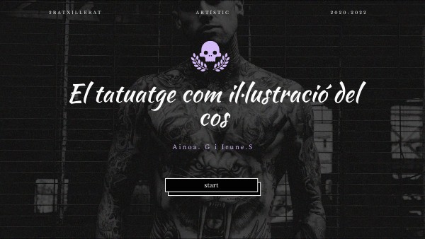 PRESENTACIÓ TATTOO (Irune i Ainoa) | Genially