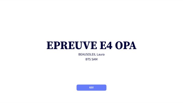 OPA epreuve