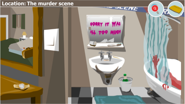 Murder scene
