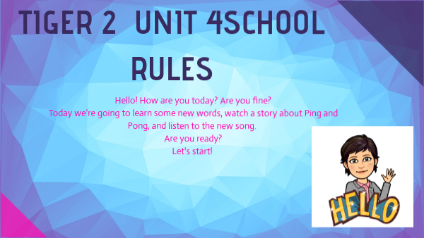 School rules grade 2 | Genially