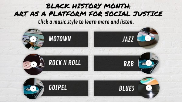 Black History Month: Music | Genially