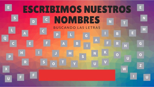 ESCRIBIMOS NUESTRO NOMBRE