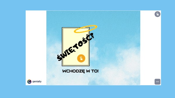 Świętość,kl3 | Genially