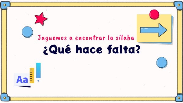 Juego completa silabas