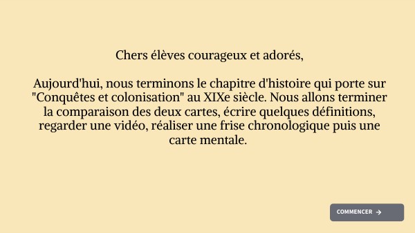 Cours 3 - Colonisation | Genially